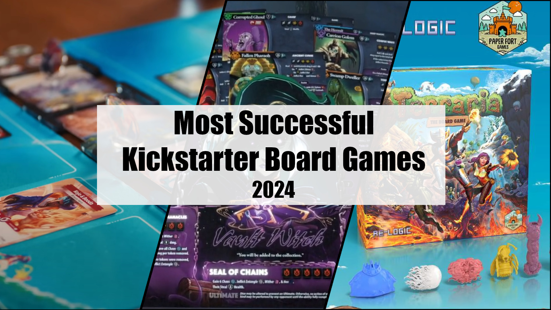 Top 10 Most Funded Kickstarter Board Games of 2024